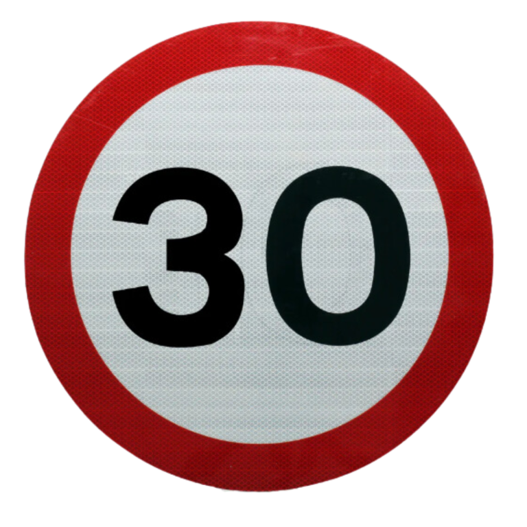 Speed Limit Sign Board Manufacturer Supplier in Delhi, India